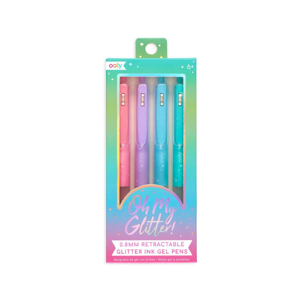 Oh My Glitter Retractable Glitter Ink Gel Pens – Pebbles Toys & Gifts