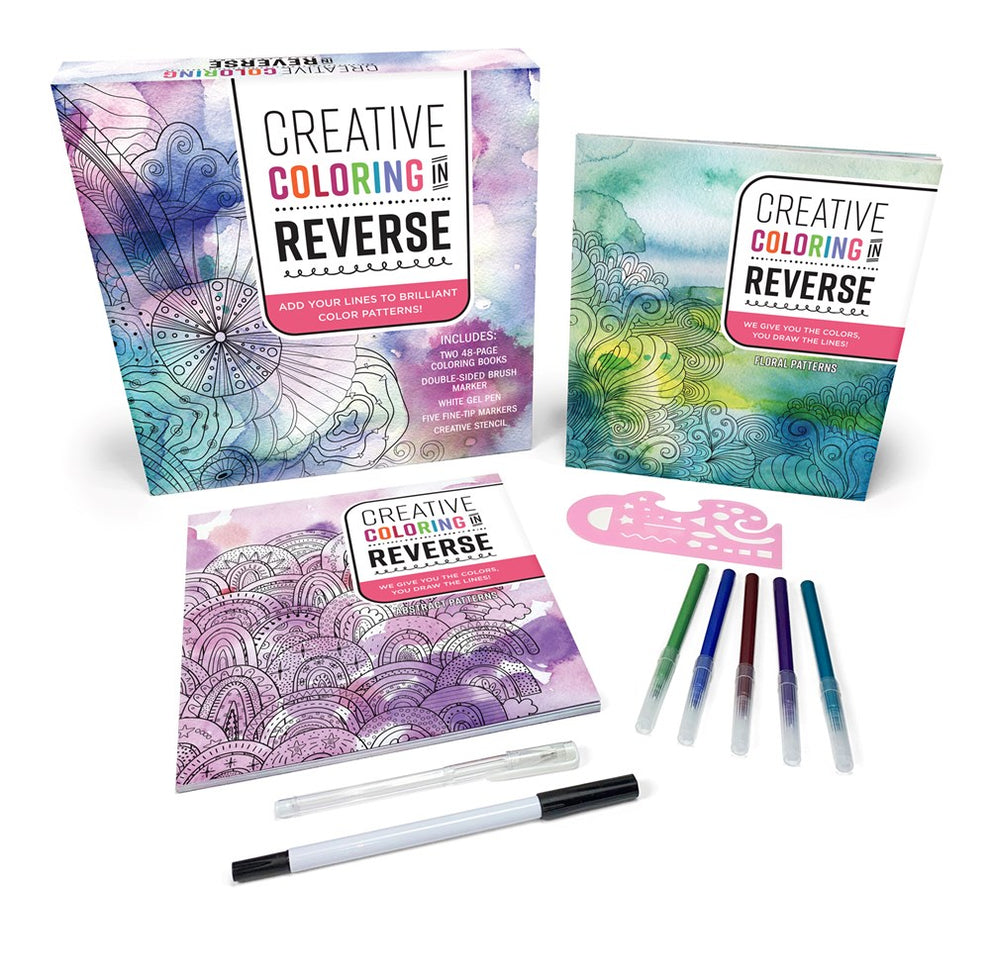 Creative Coloring in Reverse Kit – Pebbles Toys & Gifts