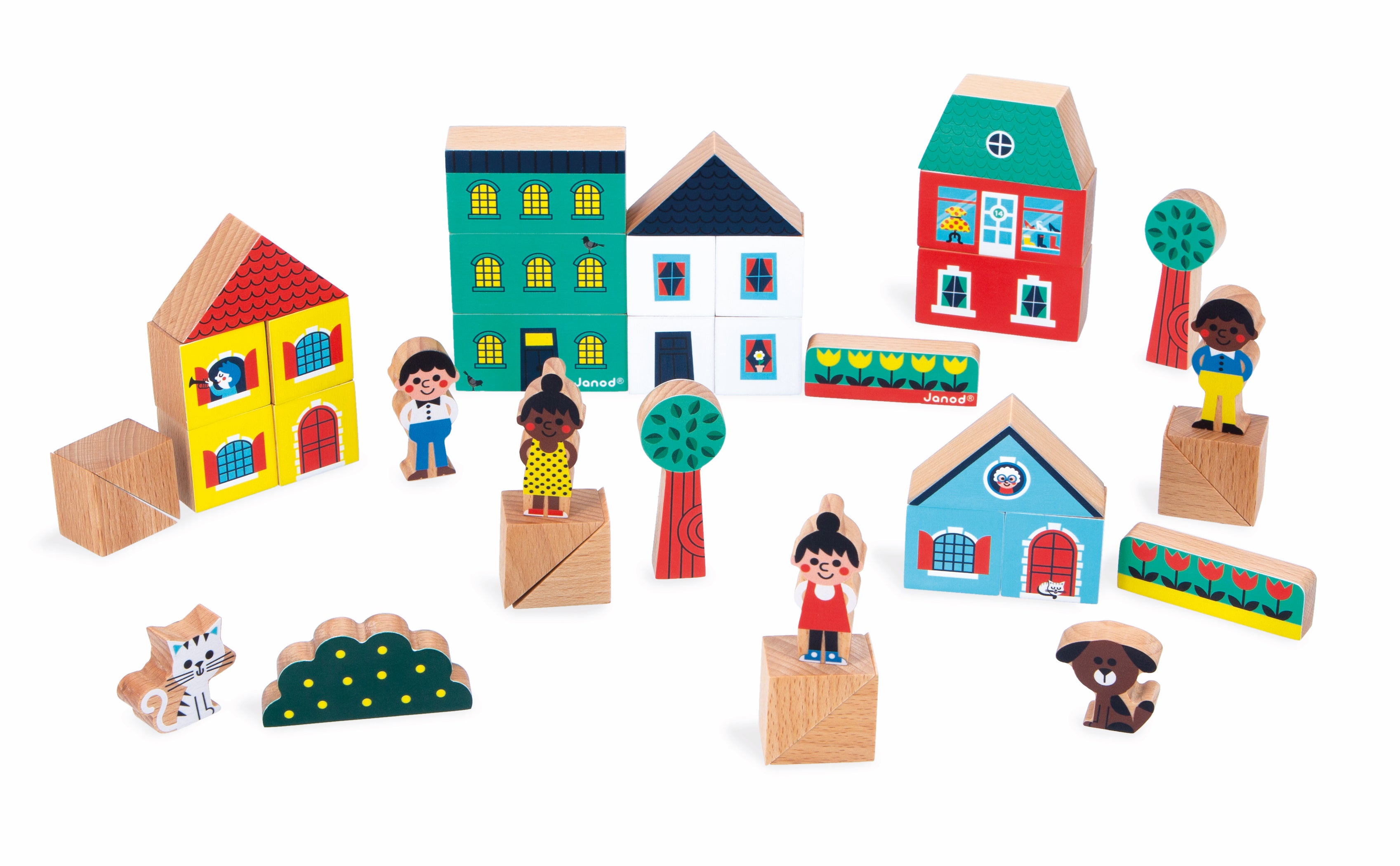 Crossroads City Building Blocks – Pebbles Toys & Gifts