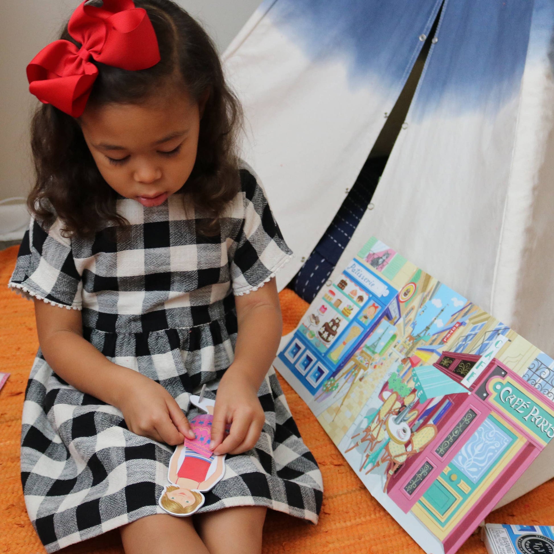 Baker & Painter Paper Doll Set A Day in Paris – Pebbles Toys & Gifts